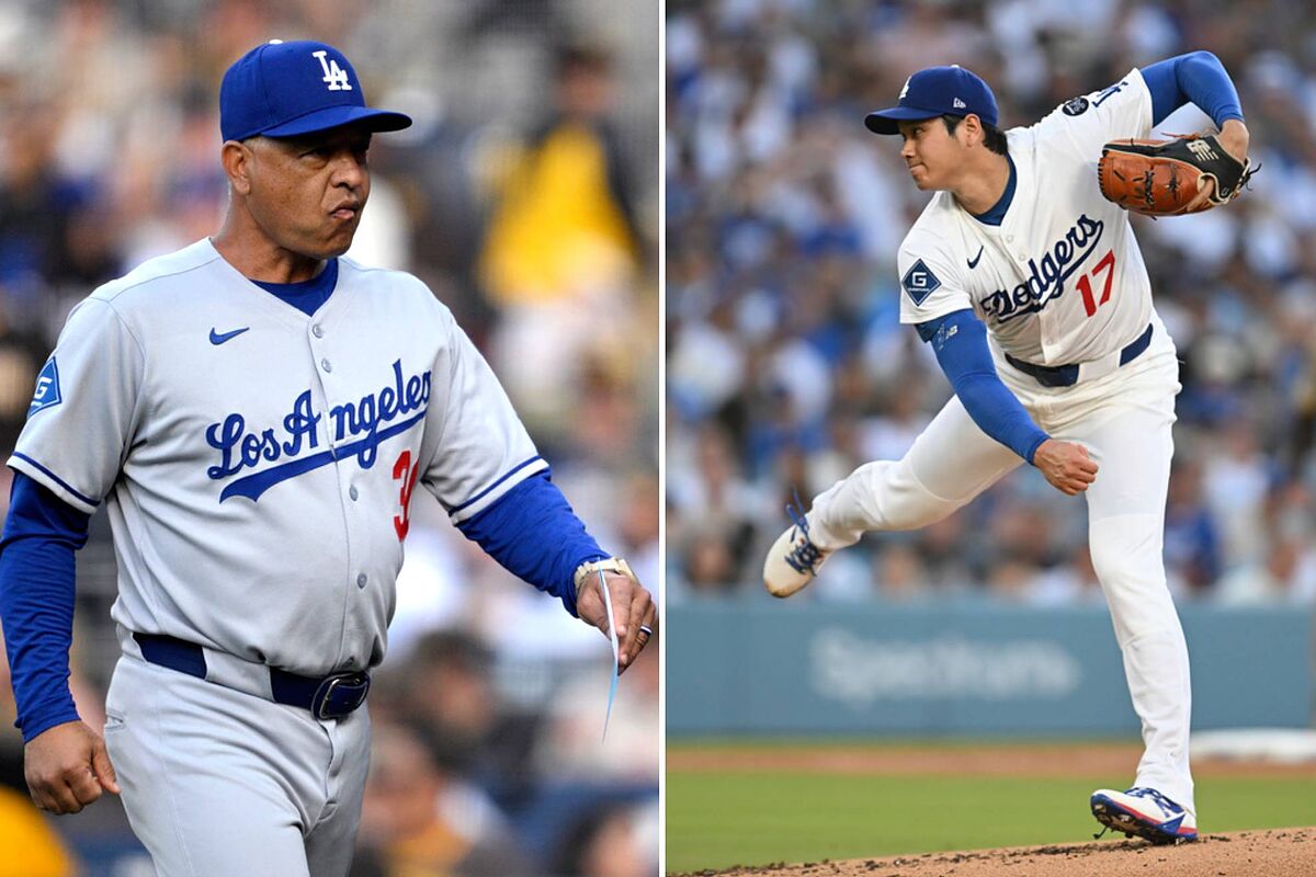 Dave Roberts revela los errores de Shohei Ohtani en su debut como pitcher de Los Angeles Dodgers ...